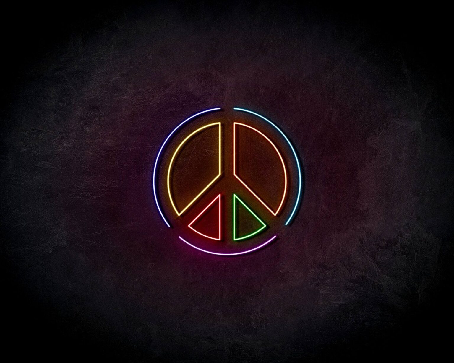 LED Neon Sign Peace - The Neon Company - AT