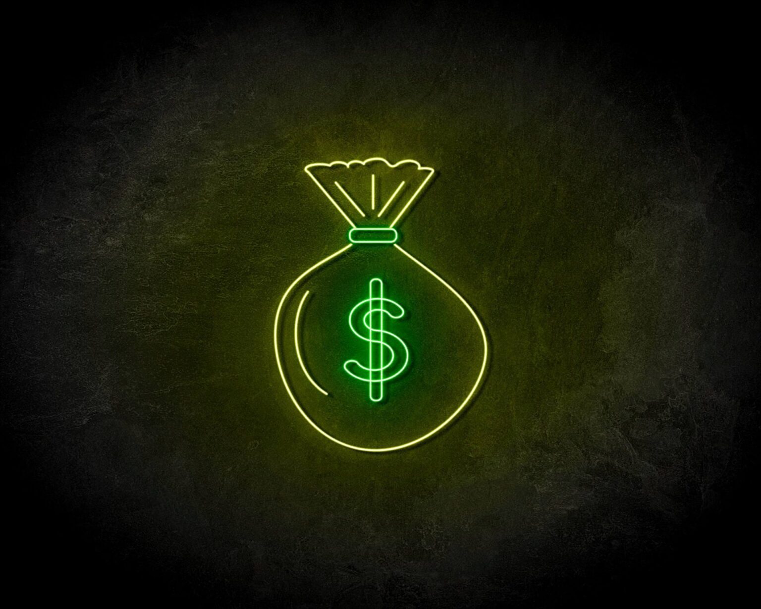 LED Neon Sign Money bag - The Neon Company - AT